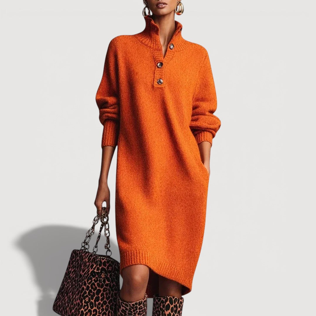 ALESSIA – COSY KNIT DRESS – Mabel & Mae