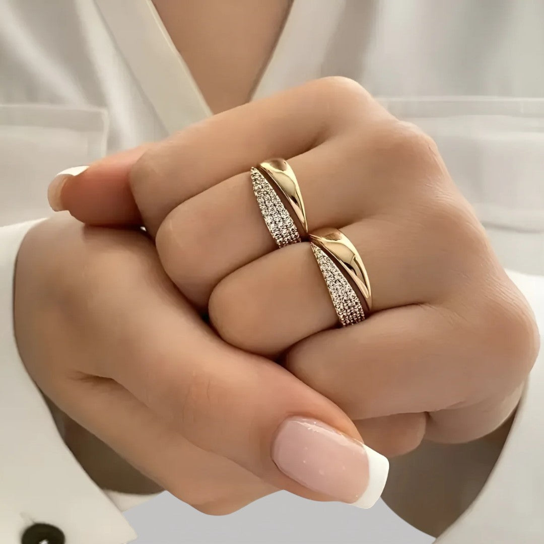 MARIE – ELEGANT PAVÉ RING – Mabel & Mae